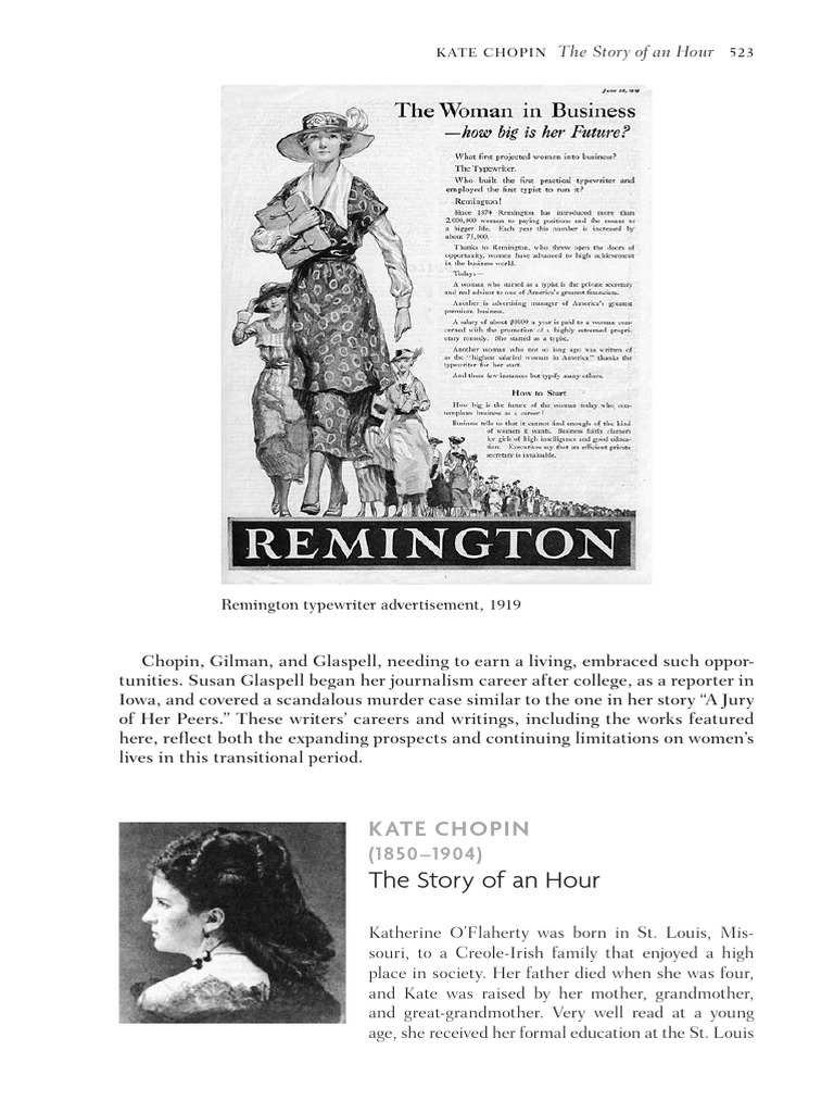 Kate Chopin's "The Story of an Hour" | PDF