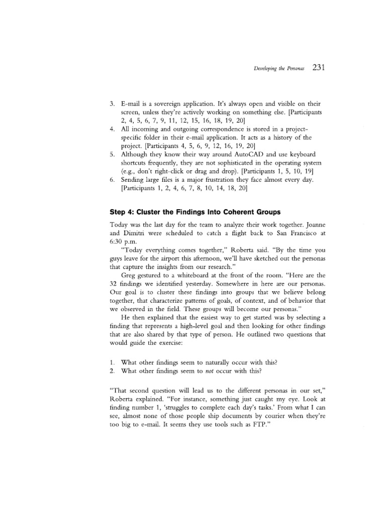 Caso 11 - A Case Study in Personas-1[23-32] | PDF