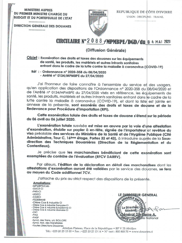 Circulaire 2088 | PDF