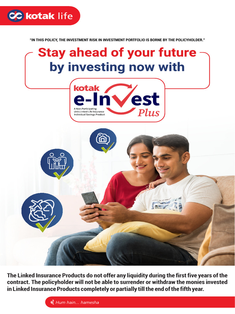 Kotak e-Invest Plus: Flexible Insurance Plan | PDF | Insurance | Life ...