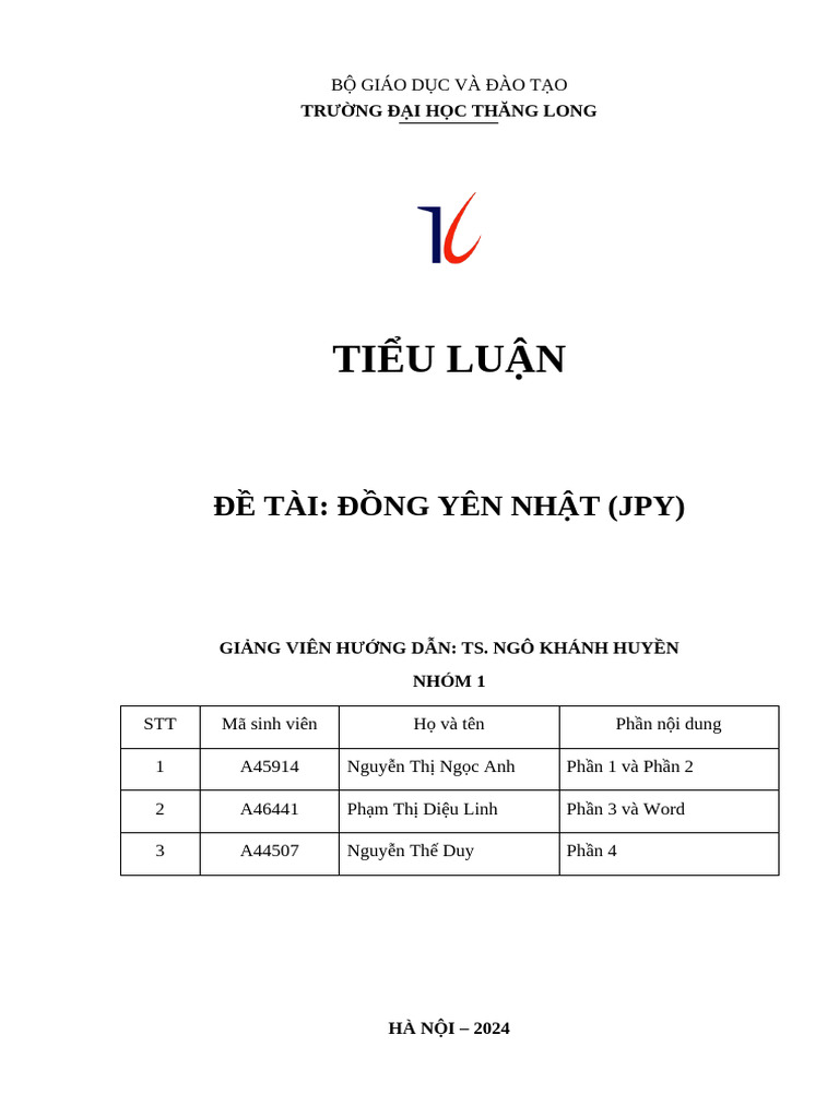TCQT.1.NHÓM-1.-Đồng-Yên-Nhật | PDF