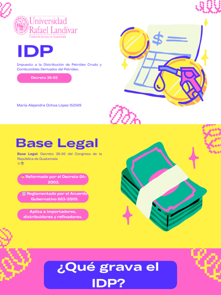 Decreto 38-92: Impuesto A La Distribución de Petróleo Crudo y ...