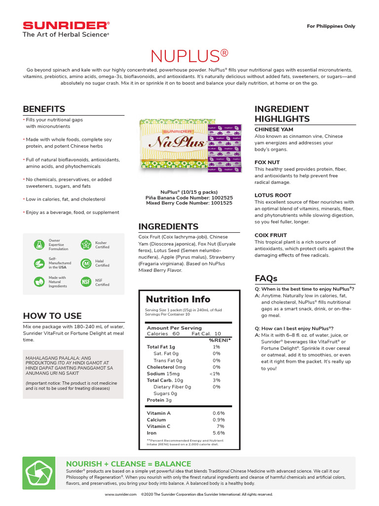 Herbal Science for Balanced Nutrition | PDF | Foods | Dietary Fiber