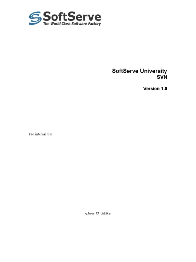 Source Control Pdf Version Control Operating System Technology