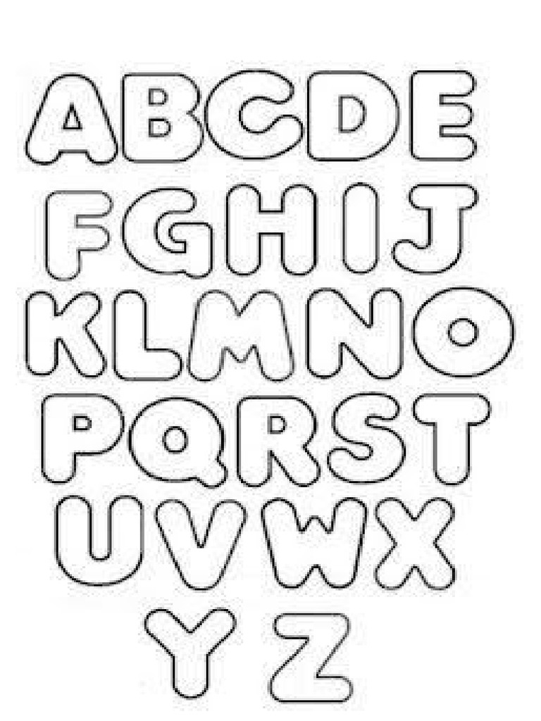 Moldes de Letras | PDF