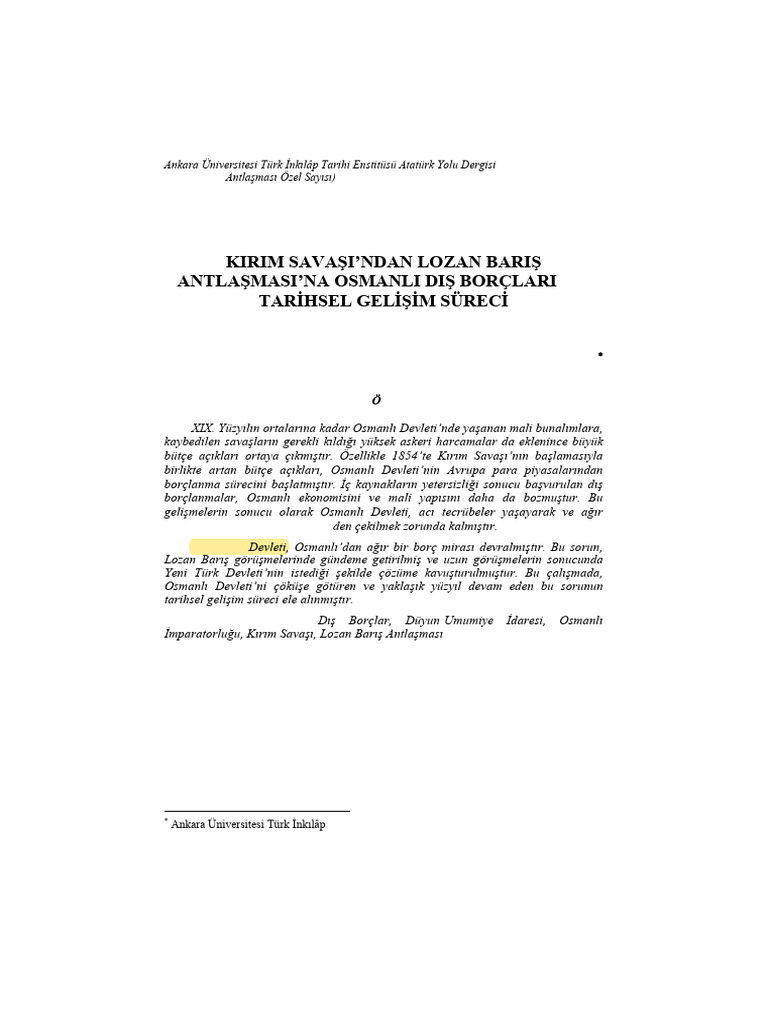 Lozan Barış Konferansı-2 | PDF