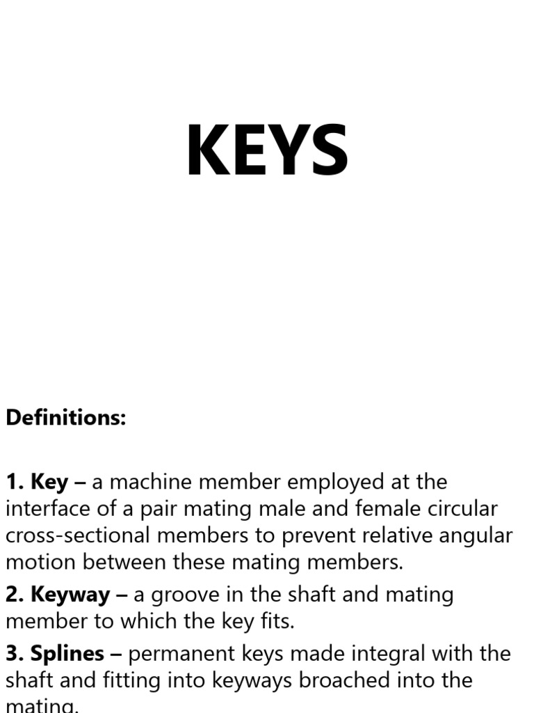 Keys | PDF