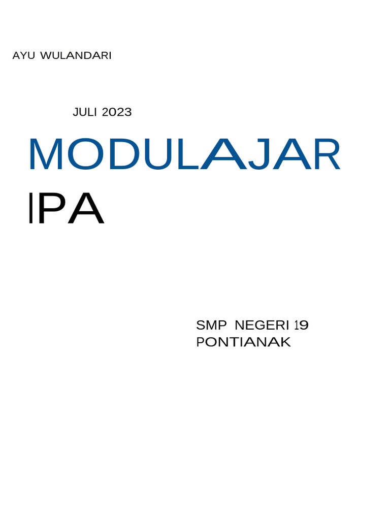 Modul Ajar Pse | PDF