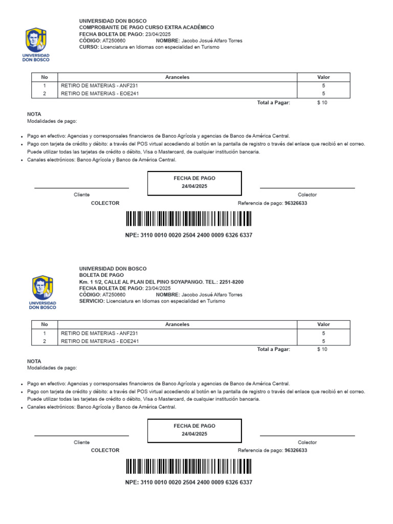 Boleta | PDF | Tarjeta de débito | Visa Inc.