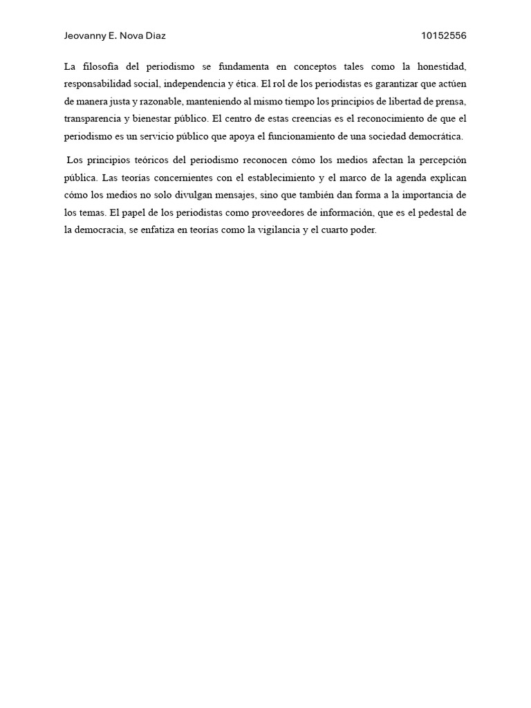 Principios Filosoficos Jeovanny E Nova 10152556 | PDF