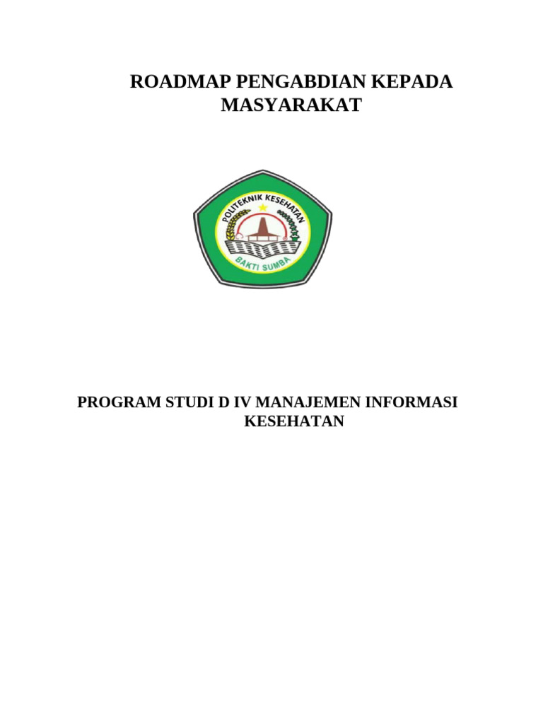 Nomensen Banunaek. Contoh Roadmap Pengabdian Masyarakat | PDF