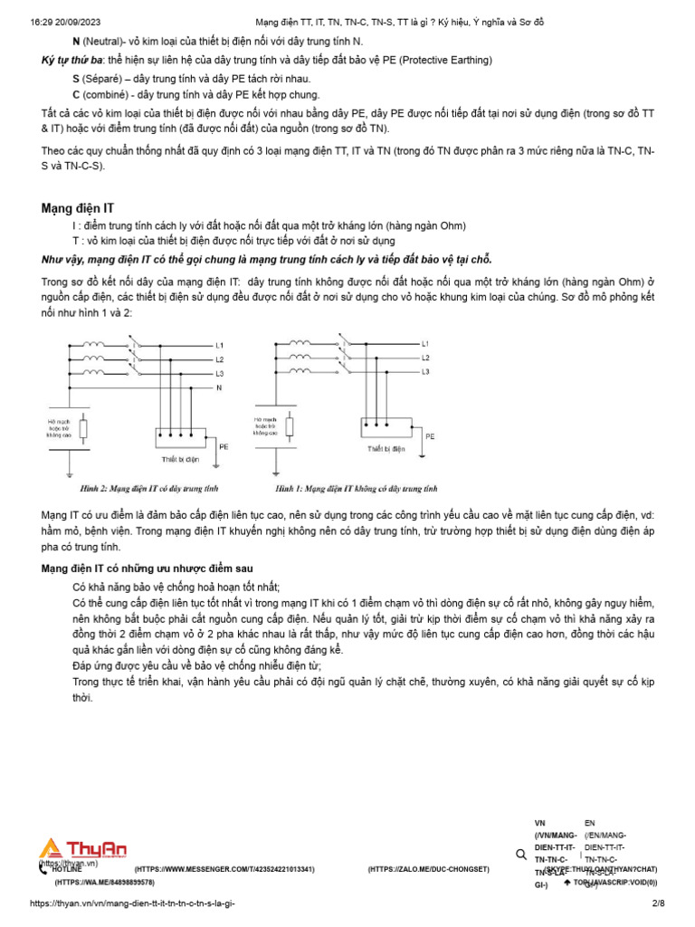 Mang Dien TT It TN TN C TN S TT La Gi Ky Hieu y Nghia Va So Do | PDF