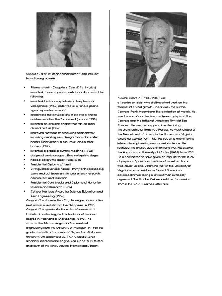 Gregorio Zara's Accomplishments and Awards: A Summary of the Filipino ...