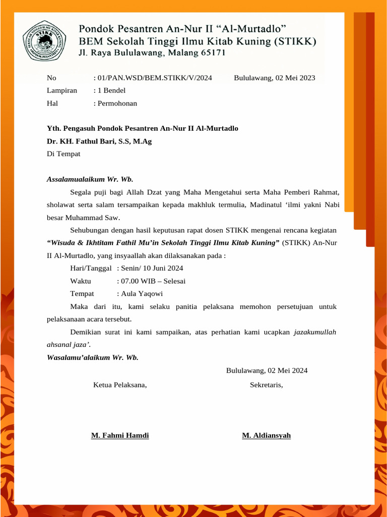 Proposal Wisuda | PDF