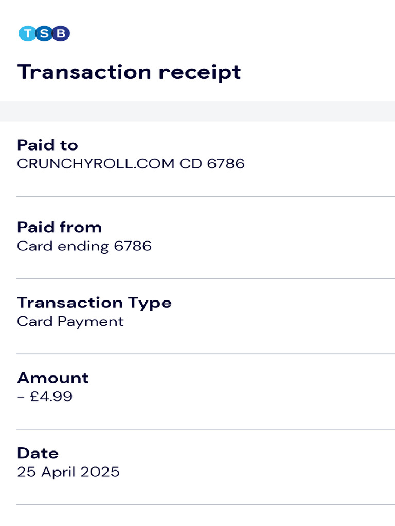 Payment Receipt | PDF