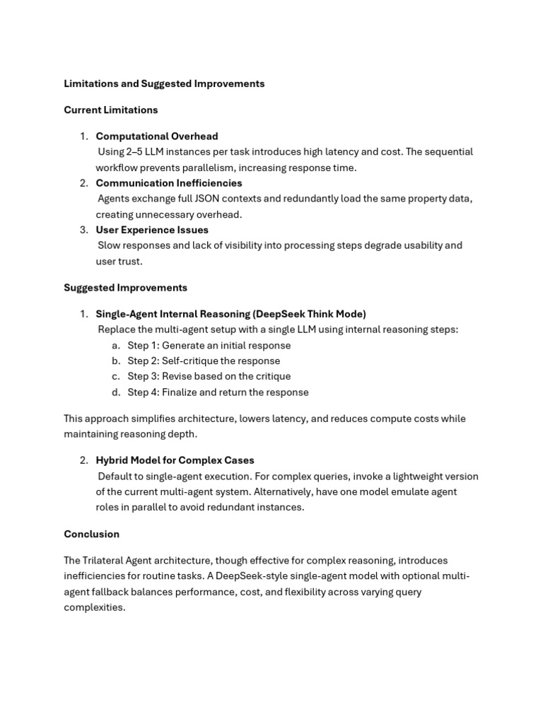 Limitations and Suggested Improvements | PDF