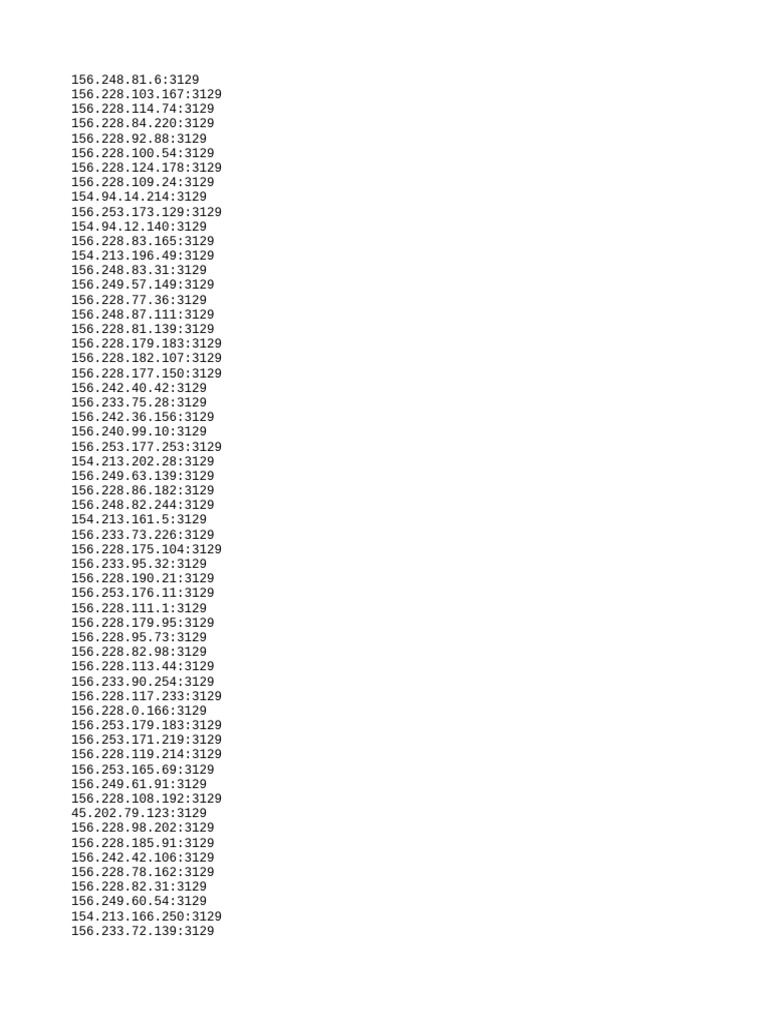 Proxyscrape Premium HTTP Proxies | PDF