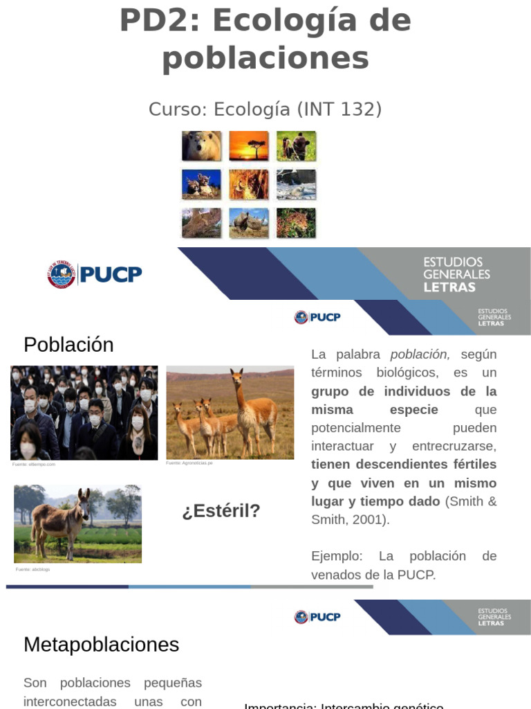 PD2 - Ecología de Poblaciones | PDF | Población | Crecimiento de la población