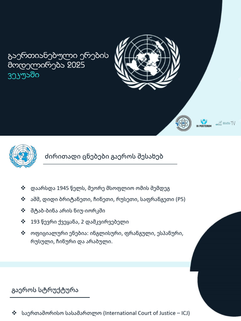 MUN - Presentation Georgian | PDF