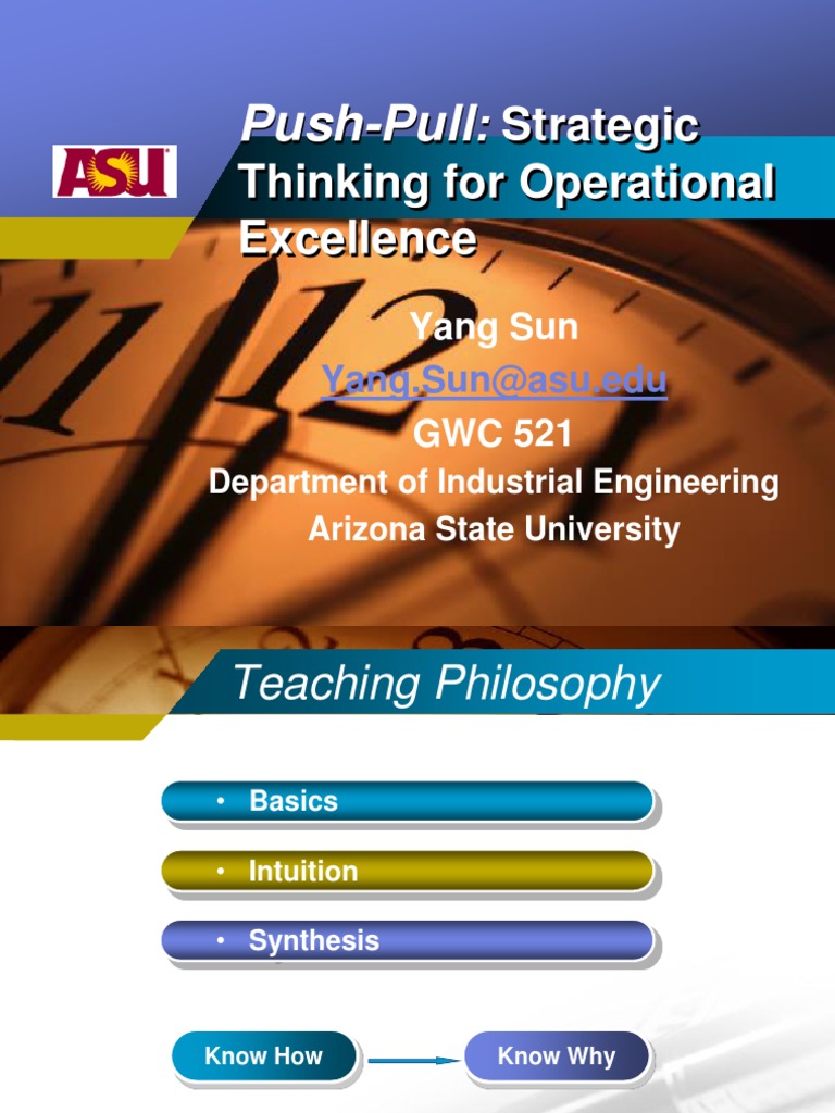 Push Pull SCM | PDF | Inventory | Supply Chain Management