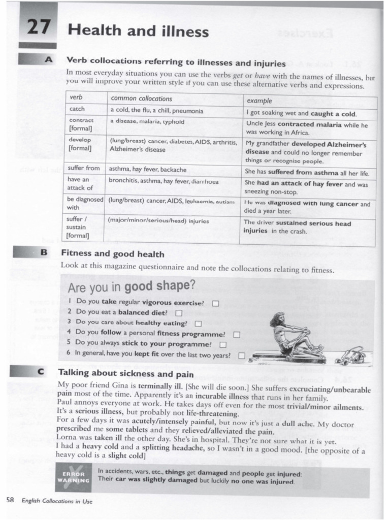 Level-2 Collocation-1 HealthIllness | PDF