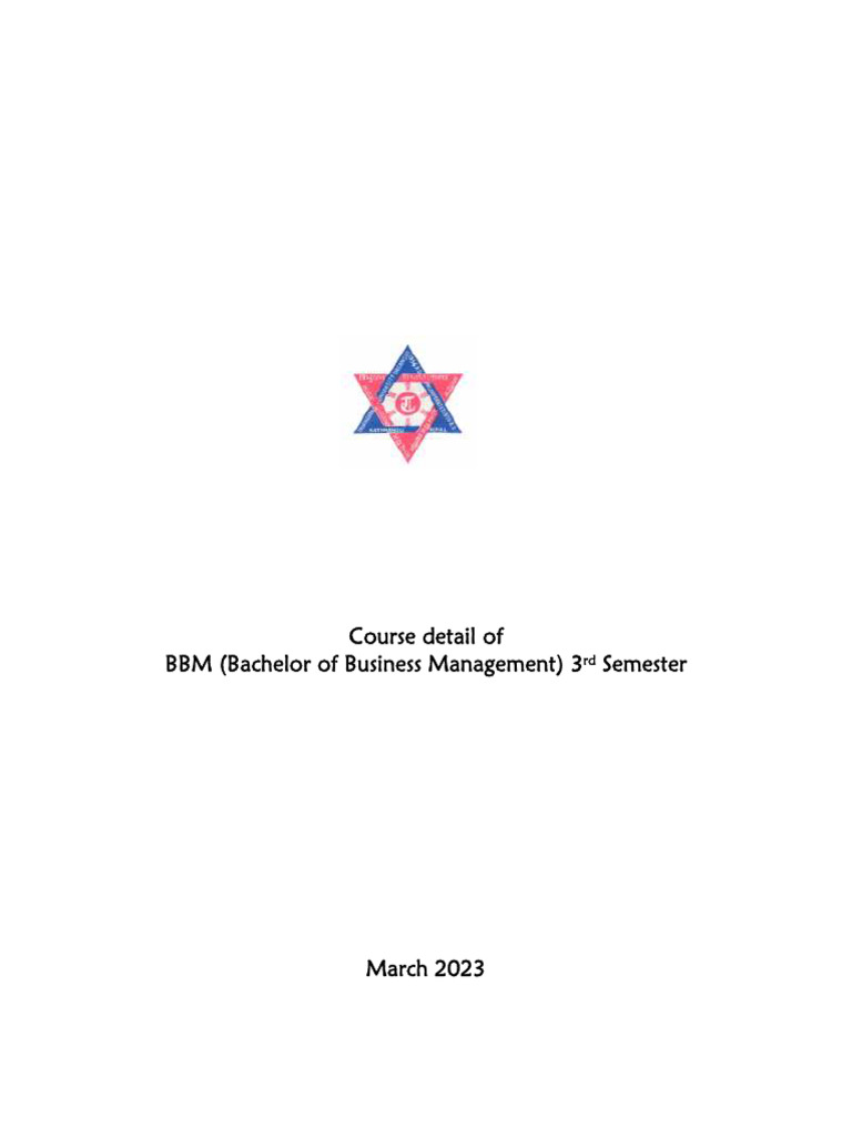 BBM 3rd Semester Syllabus 2023 | PDF | Time Value Of Money | Regression ...