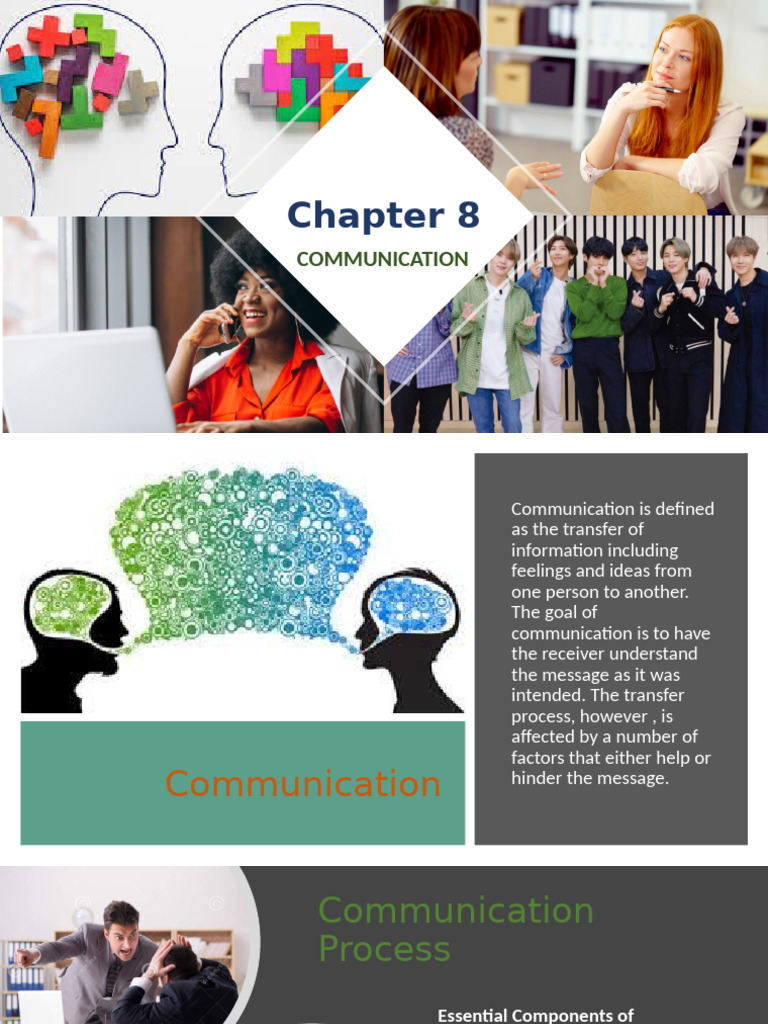 Chapter 8 Communication | PDF | Communication | Nonverbal Communication