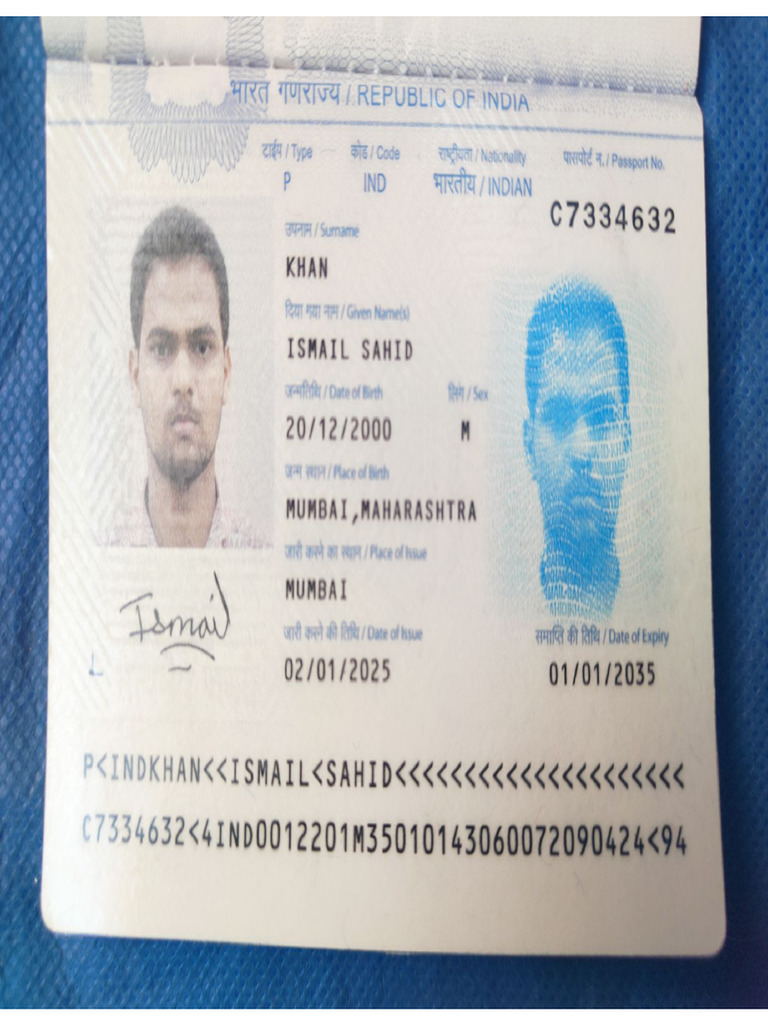 Passport Ismail Khan | PDF