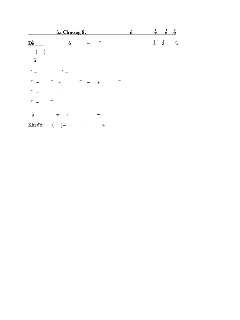 HD Giải Case Study Của Chương 8 TCC | PDF