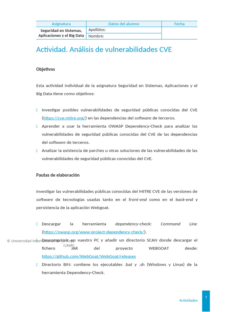 Seguridad Sistemas Act2 | PDF | Software de la aplicacion | Software