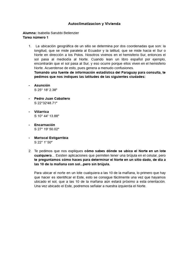Isabellasarubbi Tarea01 Autoclima | PDF