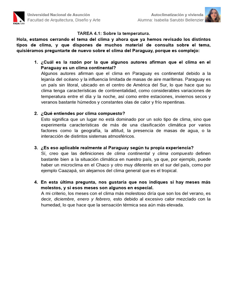 Isabellasarubbi Tarea4.1 Autoclima | PDF