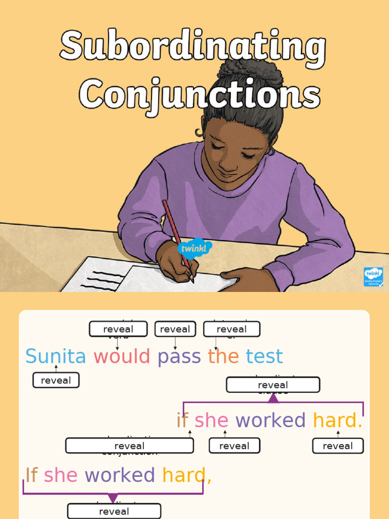 T2 E 2590 Subordinating Conjunctions Interactive PowerPoint Ver 1 | PDF ...