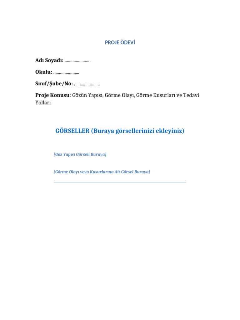 Proje Odev Kapagi Gorselsiz | PDF