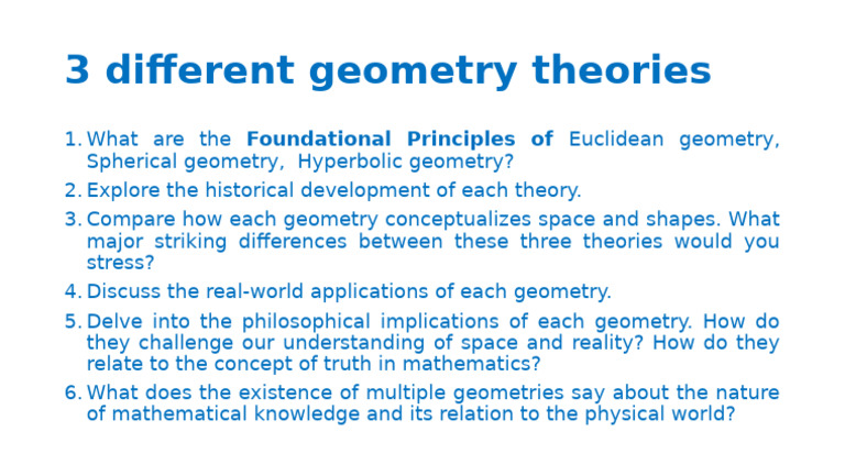 GroupWork - Geometry Theories | PDF