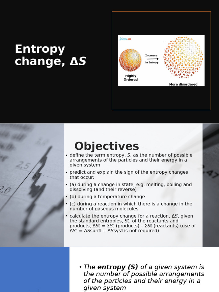 Understanding Entropy Changes in Chemistry | PDF | Gases | Solvation