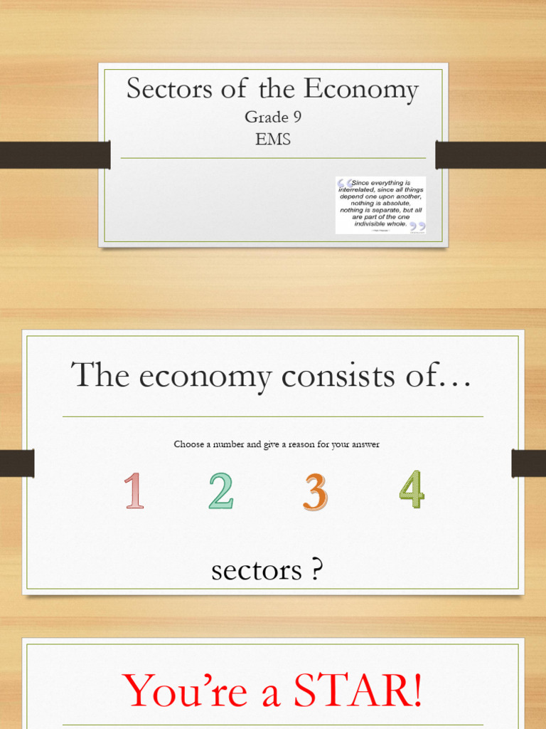 Understanding Economic Sectors: Primary, Secondary, Tertiary | PDF ...