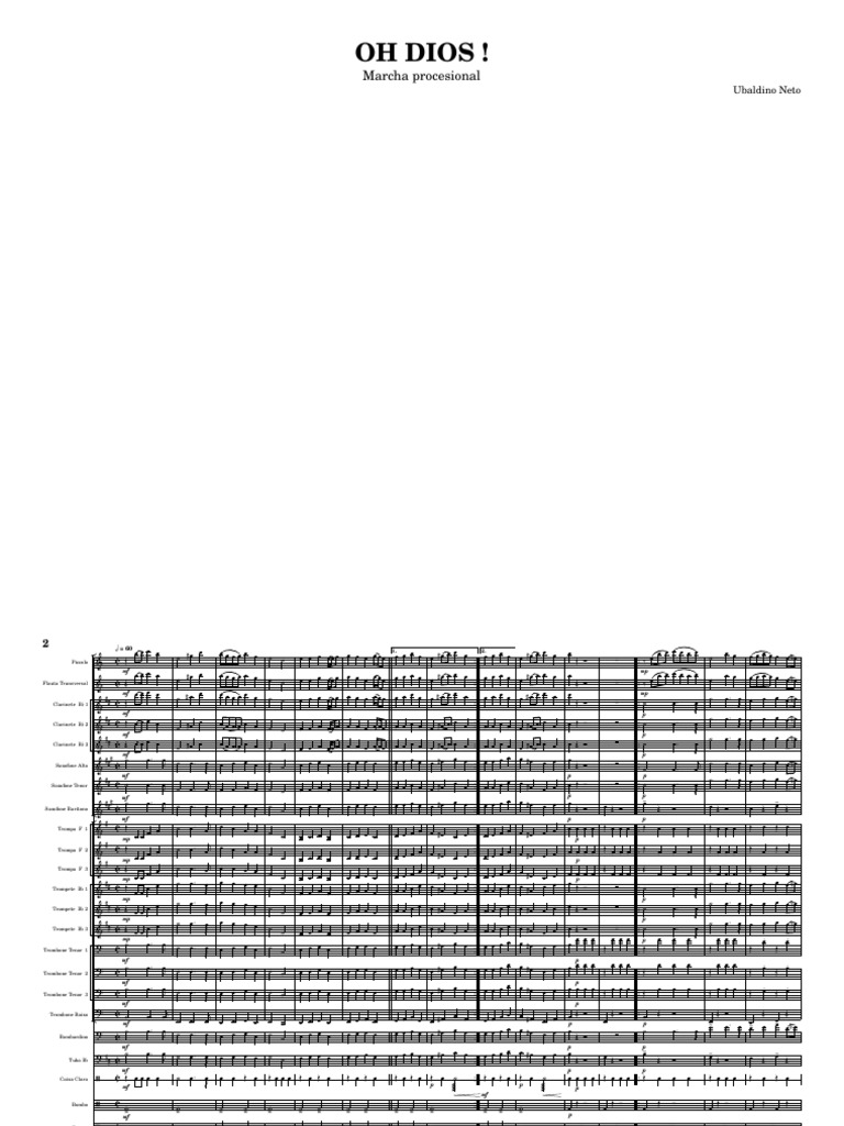 Oh Dios ! | PDF | Woodwind Instruments | African American Music