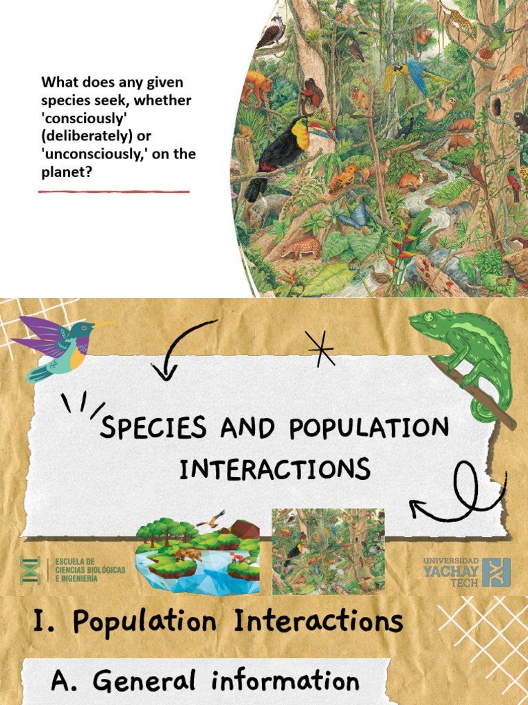 Ecological and Population Interactions - Vfin - Compressed | PDF | Parasitism | Predation
