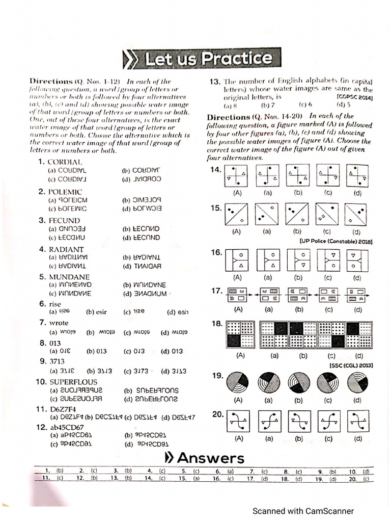 Class 10 Reasoning | PDF