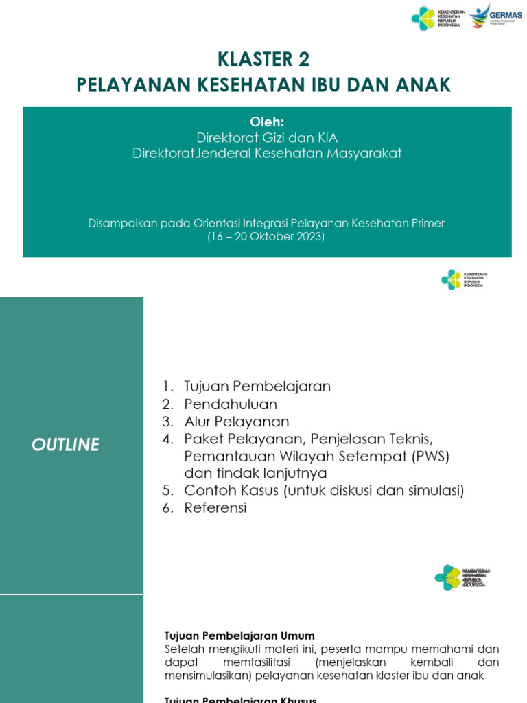 Bacth 4 - V1 - Gabungan Paparan Klaster 2 Puskesmas ILP | PDF