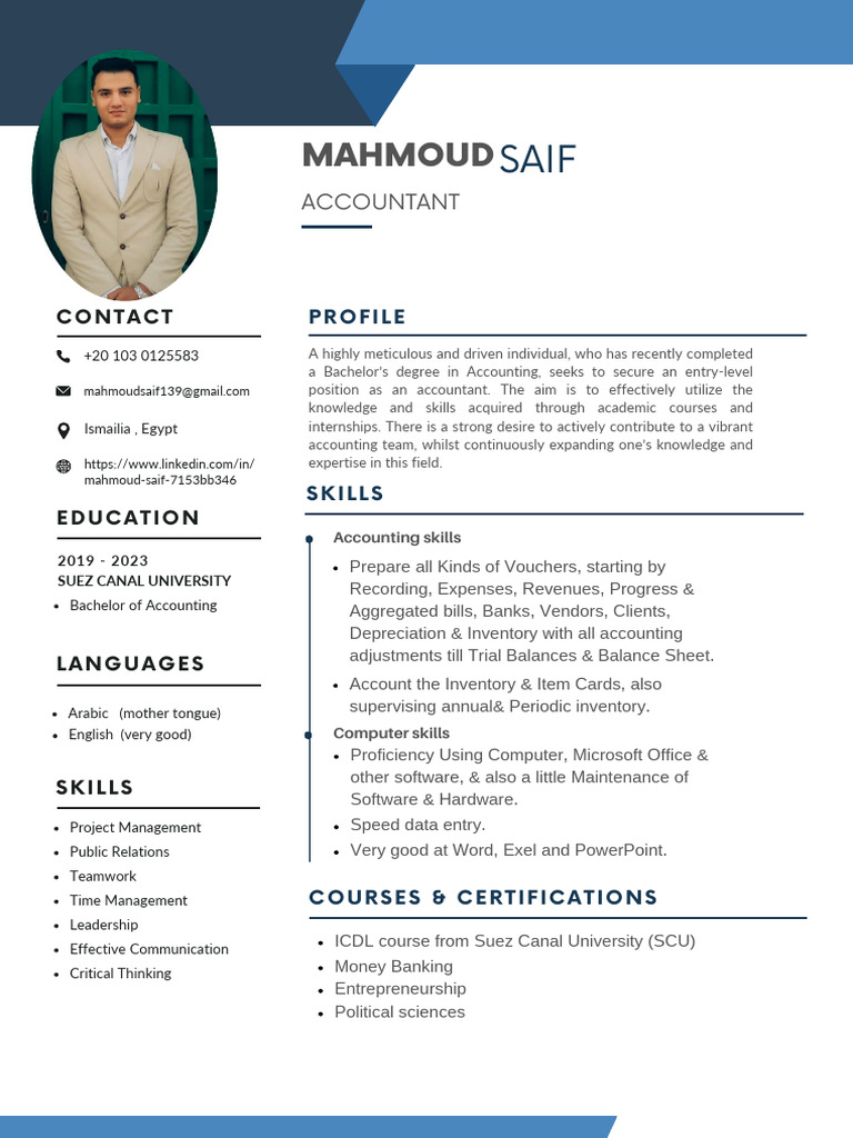 Mahmoud Saif Cv | PDF