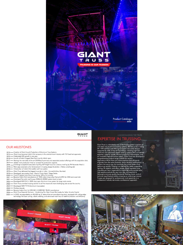 Giant Truss Product 2025 | PDF