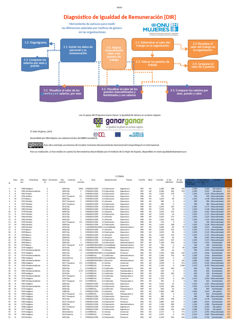 Ejemplo_Herramienta_DIR_ONU_Mujeres(2019_07_05) | PDF | Derechos de las mujeres | Discriminación ...