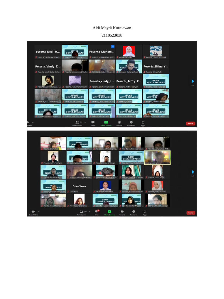 BBMK Genta Andalas - Aldi Maydi Kurniawan | PDF