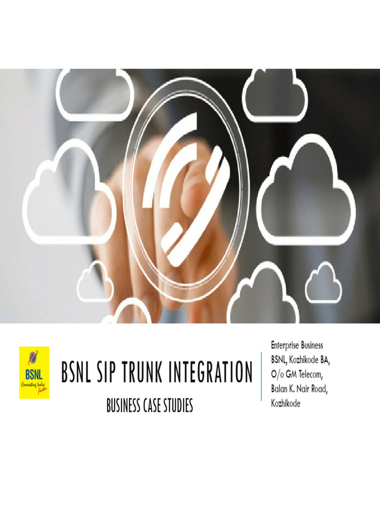 SIP Case Study by KOZ EB - Final | PDF | Session Initiation Protocol | Fiber To The X