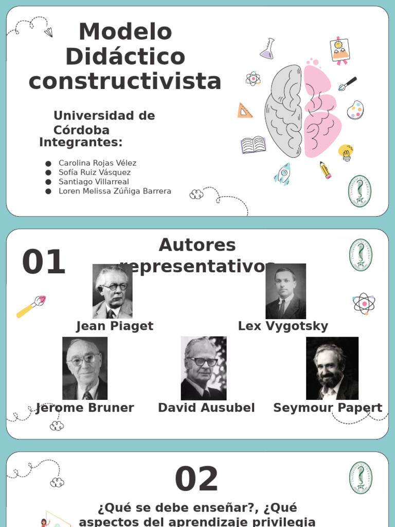 Modelo Constructivista Diapositivas | PDF