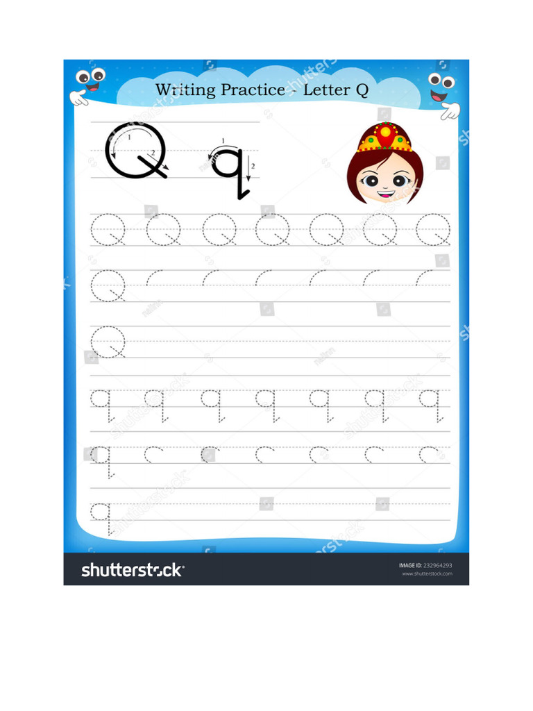 Writing Letter Q | PDF