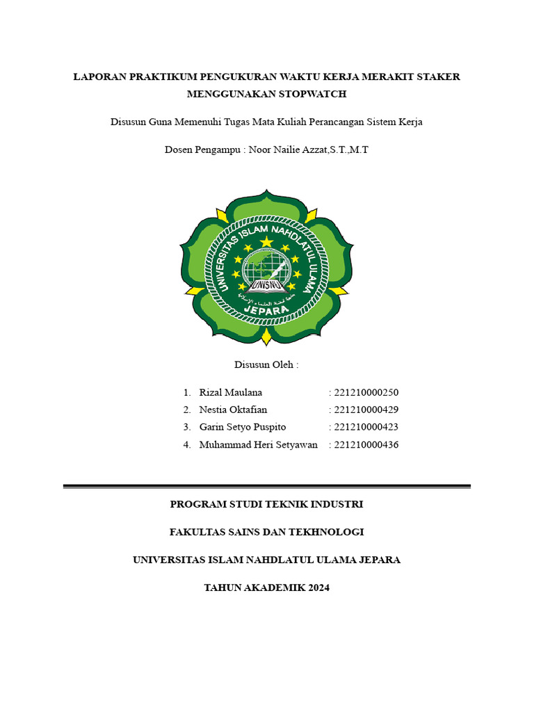 Laporan Praktikum Fiks | PDF