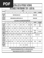Mid Term Examination Schedule (Senior Secondary) 2025-2026 | PDF